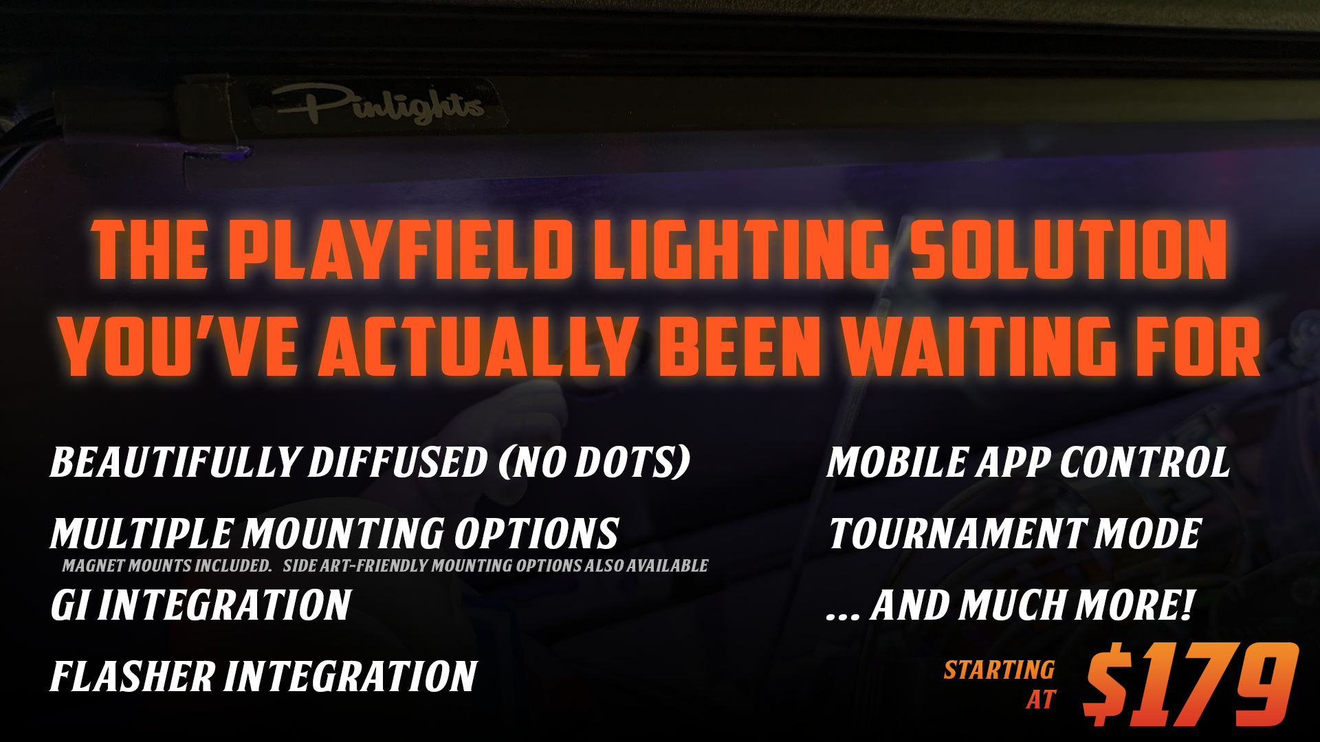 Interactive Pinball Playfield Lighting - Pinlights